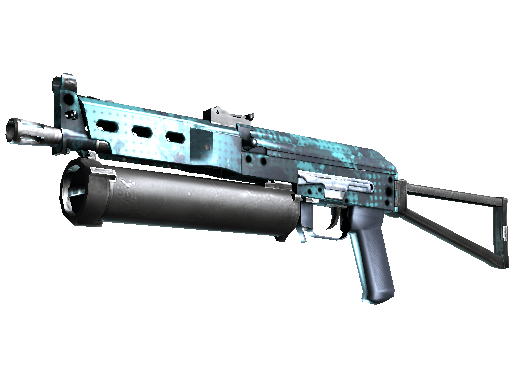 PP-野牛 | 钻蓝半调 (崭新出厂)_csgo饰品交易-C5game饰品交易平台